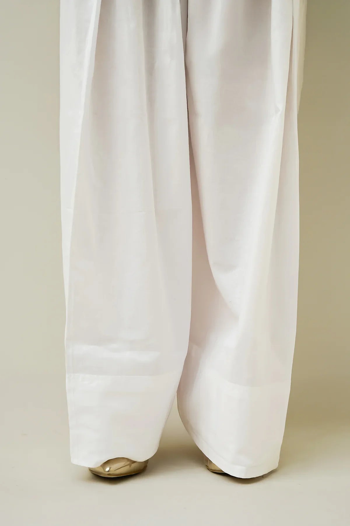 Basic White Farshi Shalwar – Mydrobe
